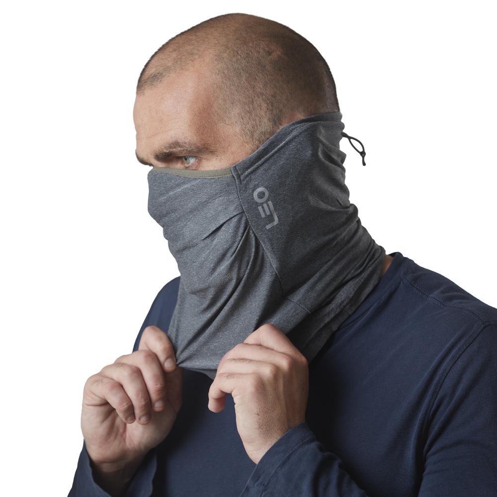 Leo Snood HeiQ Viroblock grey 3-layer antiviral work snood – Britannia ...